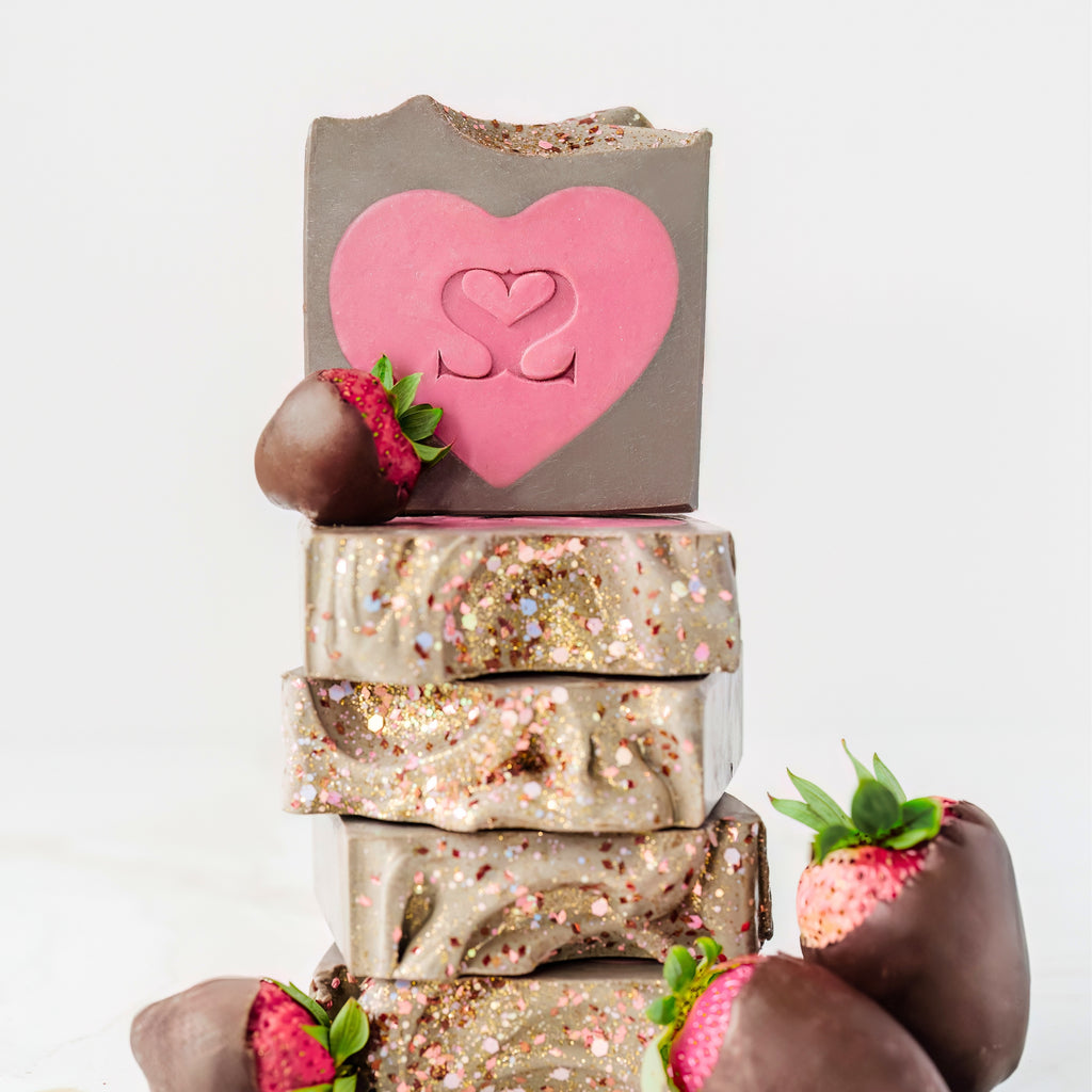 Strawberry-dipped Bliss Bar Soap – Blissed Botanical Co.